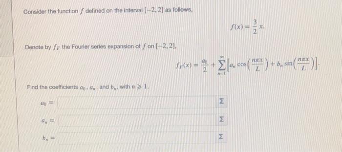 Solved Consider the function defined on the interval (-5,5) | Chegg.com