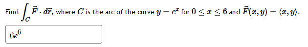 Solved Find ∫C﻿vec(F)*dvec(r), ﻿where C ﻿is the arc of the | Chegg.com