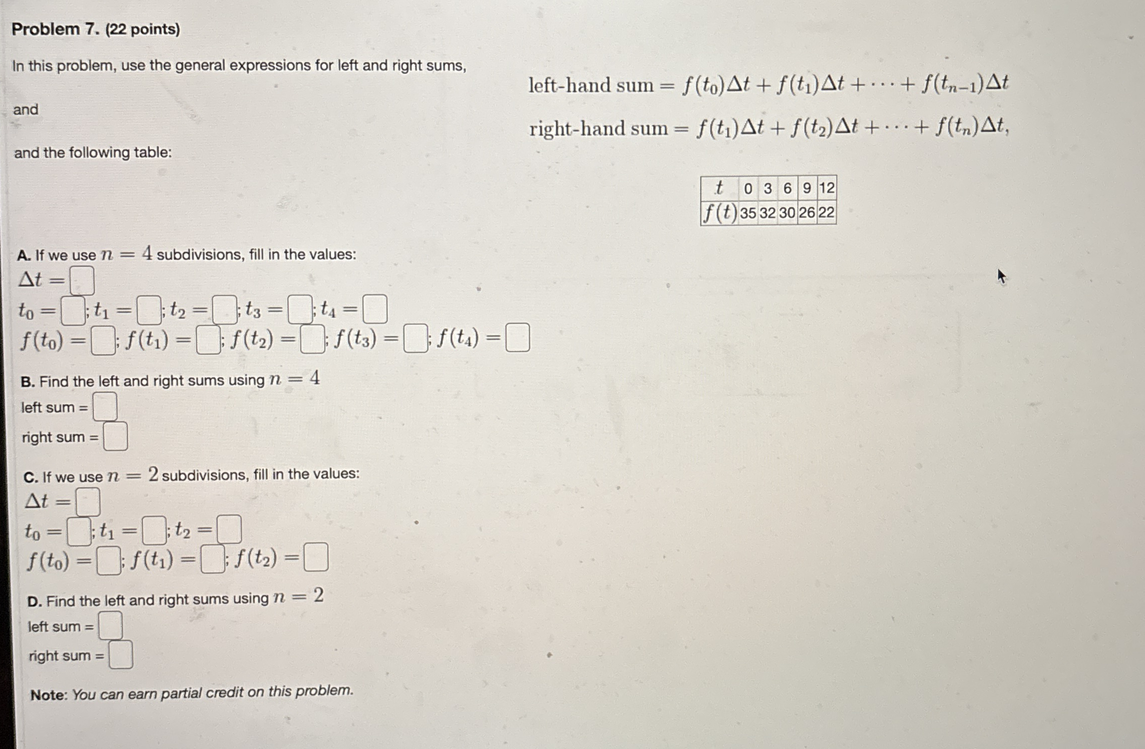 Solved Problem 7. (22 ﻿points)In this problem, use the | Chegg.com