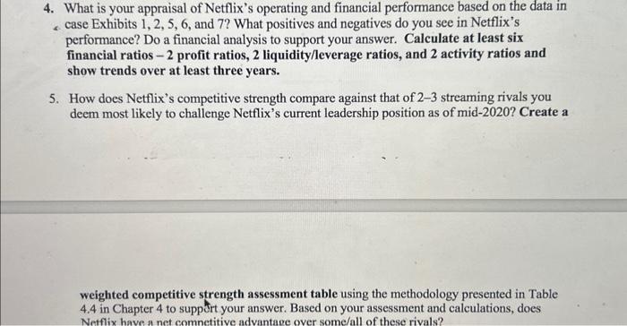 Solved EXHIBIT 1 Netflix's Consolidated Statements of | Chegg.com