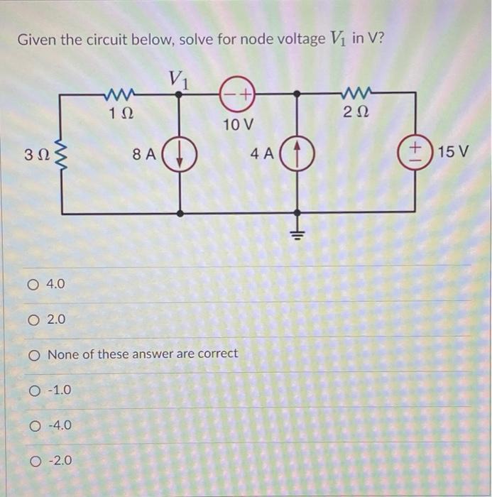 Solved Given the circuit below, determine Vac in V. a b 3 ΚΩ | Chegg.com