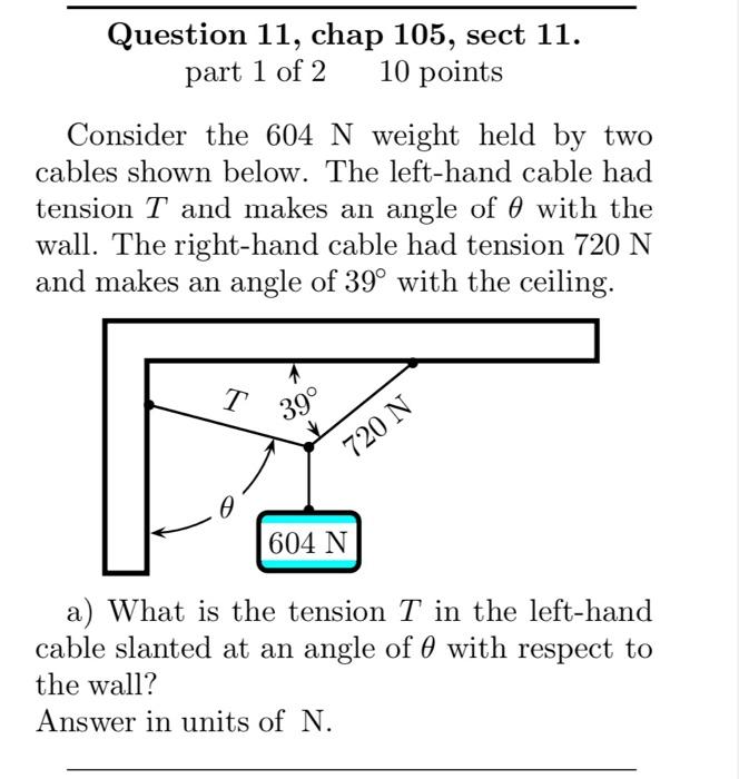 Solved Question 11, chap 105 , sect 11 . part 1 of 210 | Chegg.com