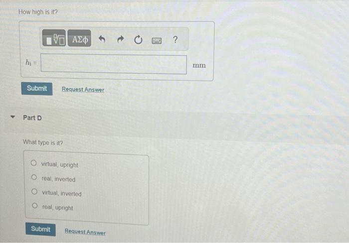 Solved A 1.19 cm high insect is 1.50 m from a 124 mm | Chegg.com