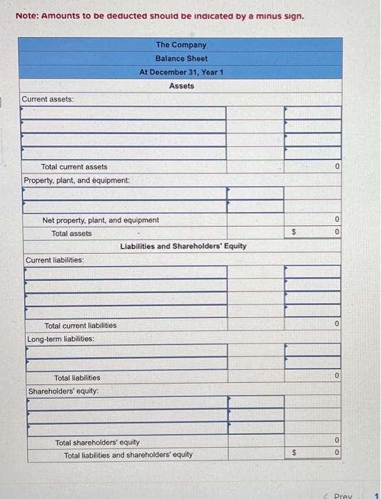 Solved COTB Brief Exercise 3-3 (Static) Balance sheet | Chegg.com