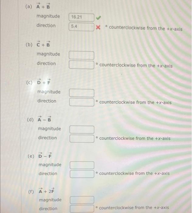 Solved I am trying to figure out the counterclockwise from | Chegg.com