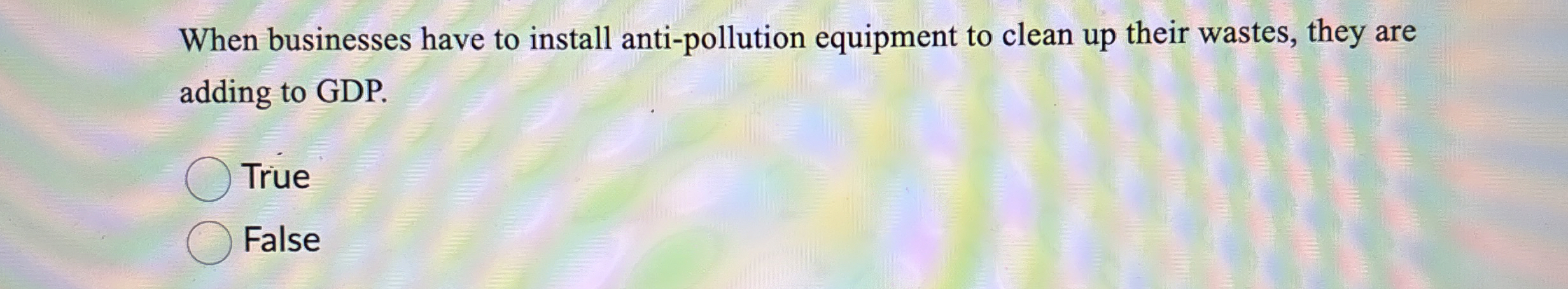 Solved When businesses have to install anti-pollution | Chegg.com