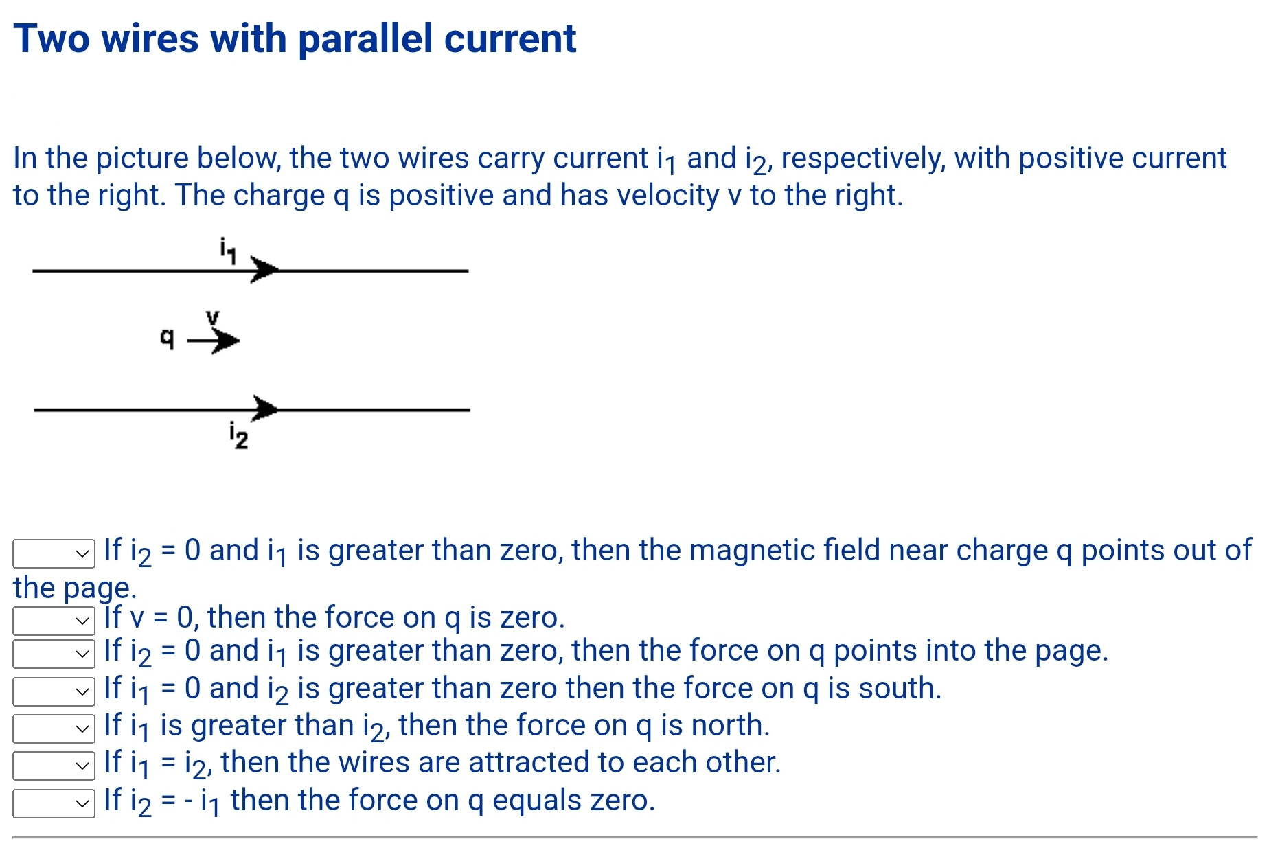 Solved Two wires with parallel currentIn the picture below, | Chegg.com