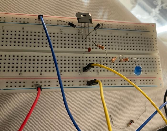 Solved how to make the led turned on?the resistors values | Chegg.com