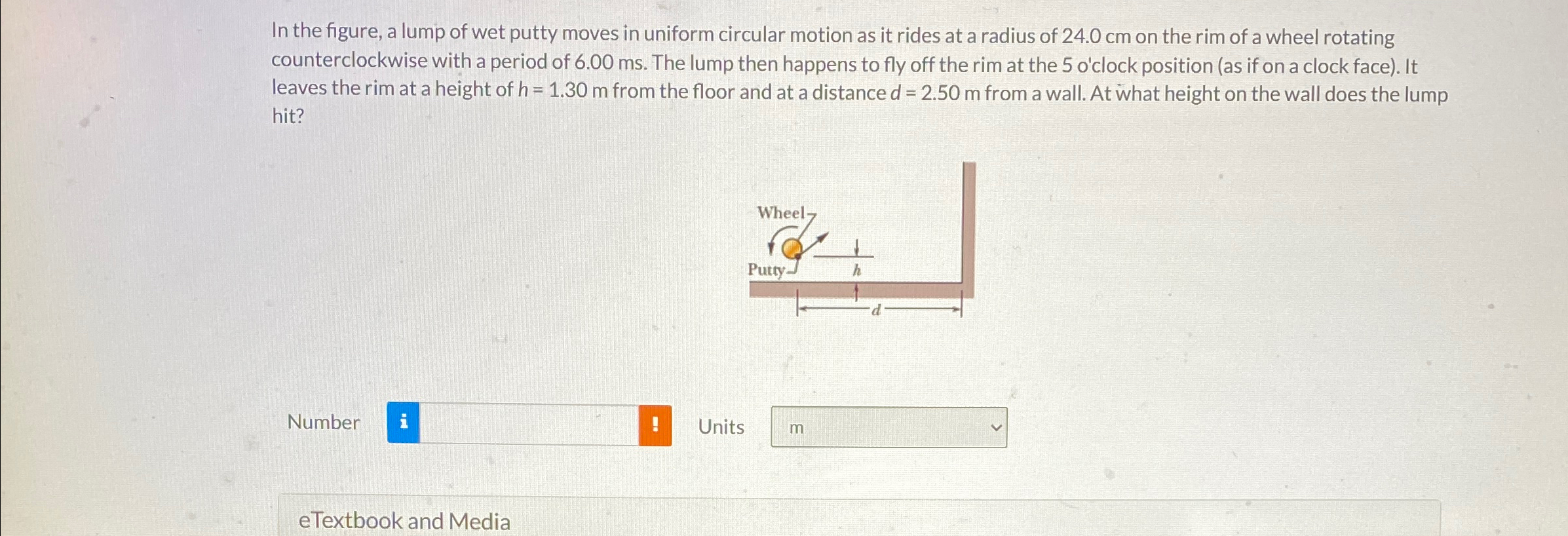 Solved In the figure, a lump of wet putty moves in uniform | Chegg.com