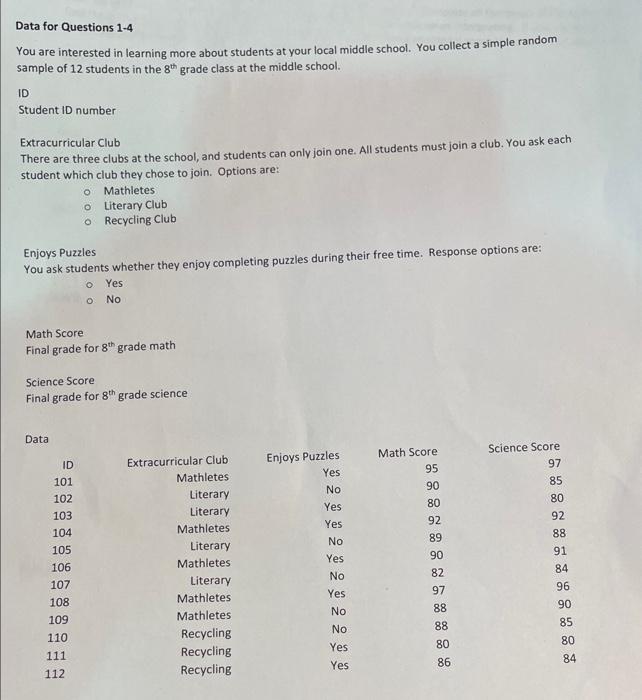 Solved 4) Do math scores predict science scores? Calculate | Chegg.com