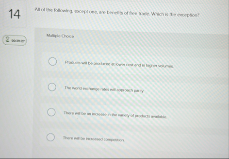 Solved 14 ﻿All of the following, except one, are benefits of | Chegg.com