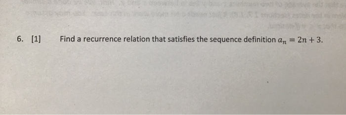 Solved Find a recurrence relation that satisfies the | Chegg.com
