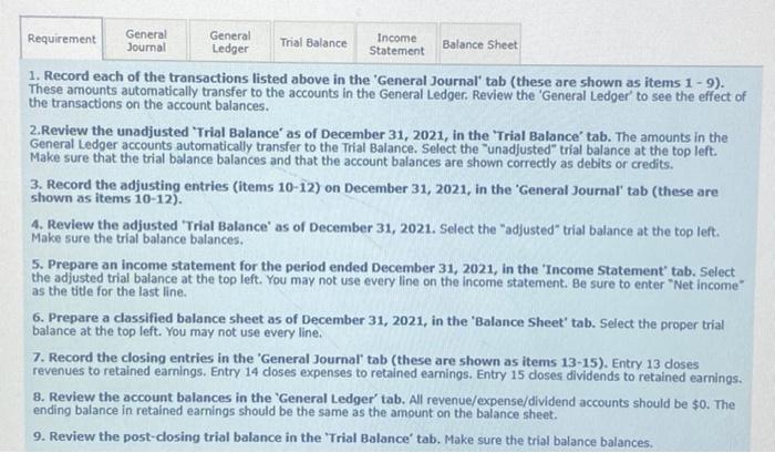 Solved 10. Record the adjusting entry for insurance expired | Chegg.com