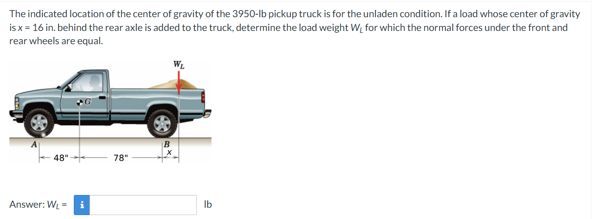Solved The indicated location of ﻿the center of ﻿gravity of | Chegg.com