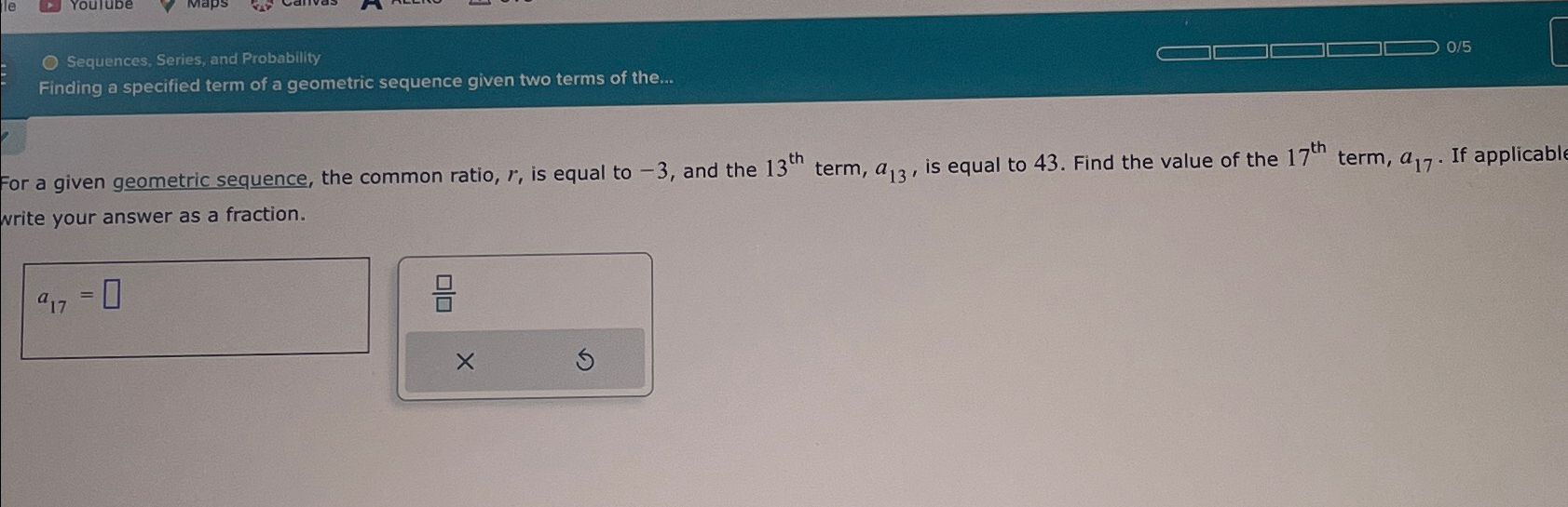 Solved Sequences, Series, and ProbabilityFinding a specified | Chegg.com