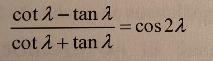 Solved cot 1-tan a cot 2 + tan a =cos 22 | Chegg.com