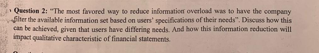 Solved Question 2: "The most favored way to reduce | Chegg.com