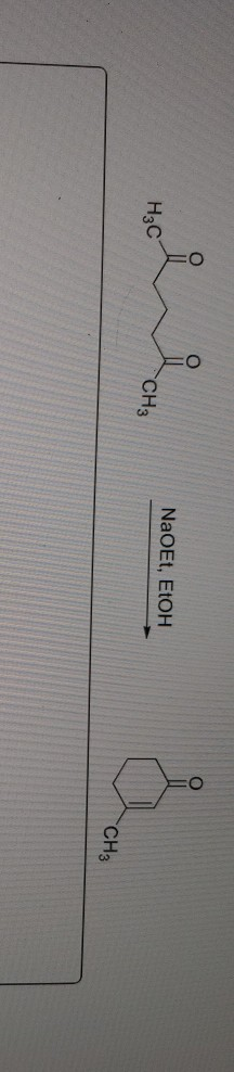 Solved NaOEt, EtOH H3C CH3 & CH3 | Chegg.com