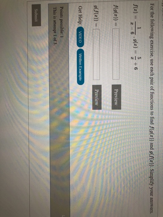 Solved For the following exercise, use each pair of | Chegg.com
