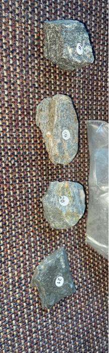 Solved these are metamorphic rock samples and it says to | Chegg.com