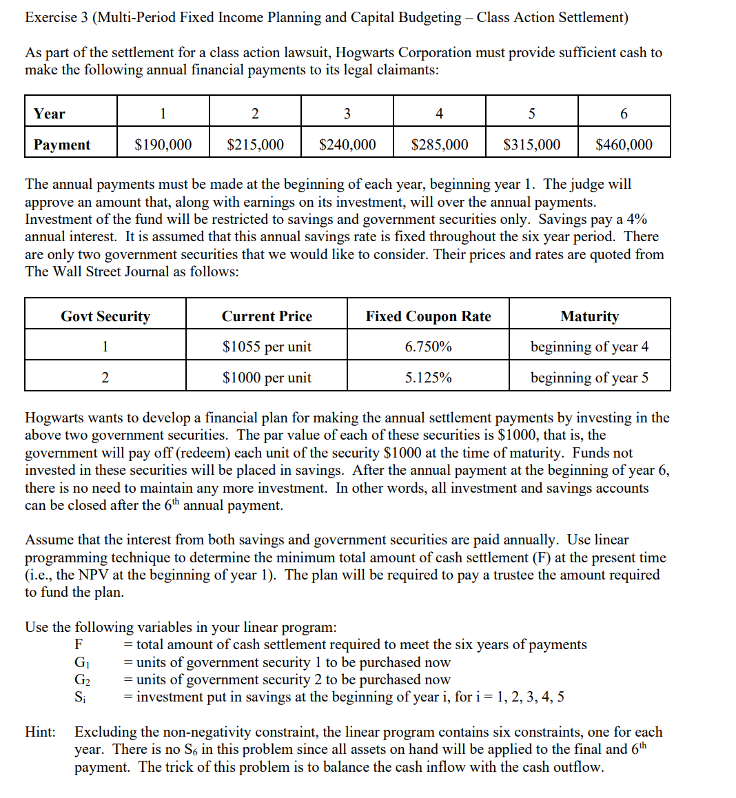 Solved There should be 1 ﻿obj fcn, 6 ﻿business constraints | Chegg.com