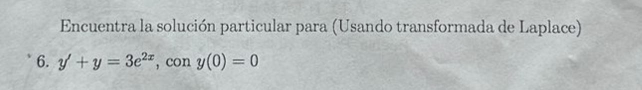 Solved DIFFERENTIAL EQUATIONS. Find a particular solution | Chegg.com