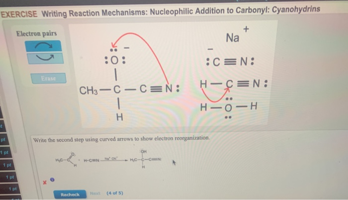 Solved EXERCISE Writing Reaction Mechanisms: Nucleophilic | Chegg.com
