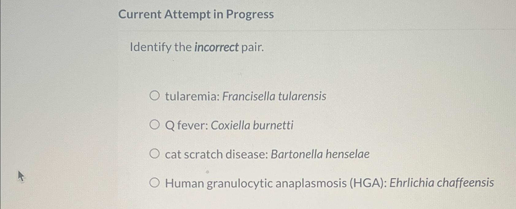 Solved Current Attempt in ProgressIdentify the incorrect | Chegg.com