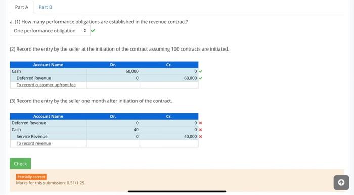 Accounting for Upfront Fees and Recording and | Chegg.com