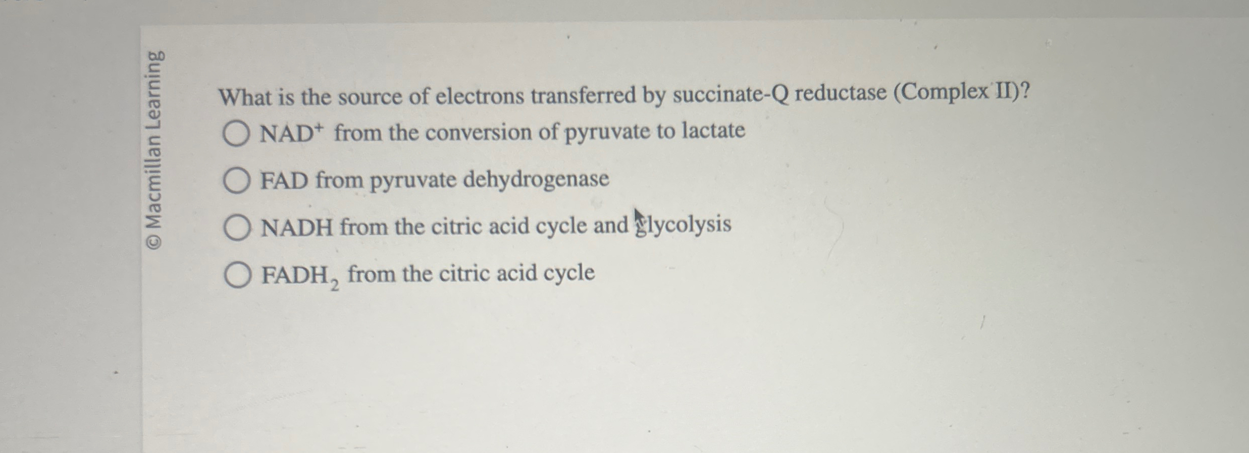 Solved What is the source of electrons transferred by | Chegg.com