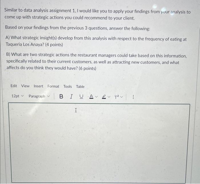 Solved can i have a double check on the answers i have + | Chegg.com