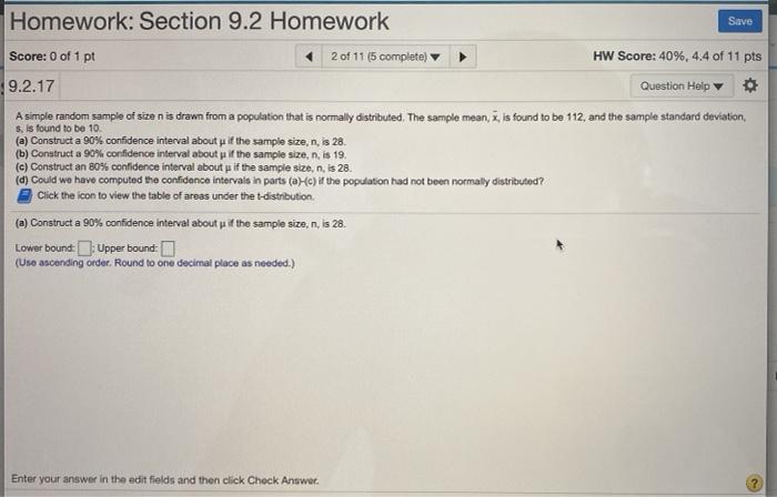 Solved Homework Section 9 2 Homework Save Score 0 Of 1 Pt