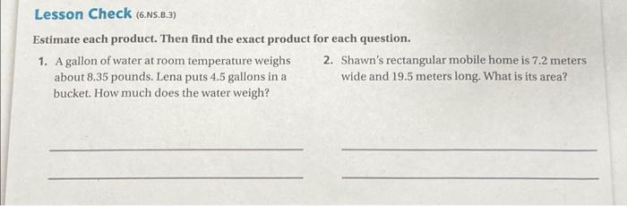 Solved Estimate each product. Then find the exact product | Chegg.com