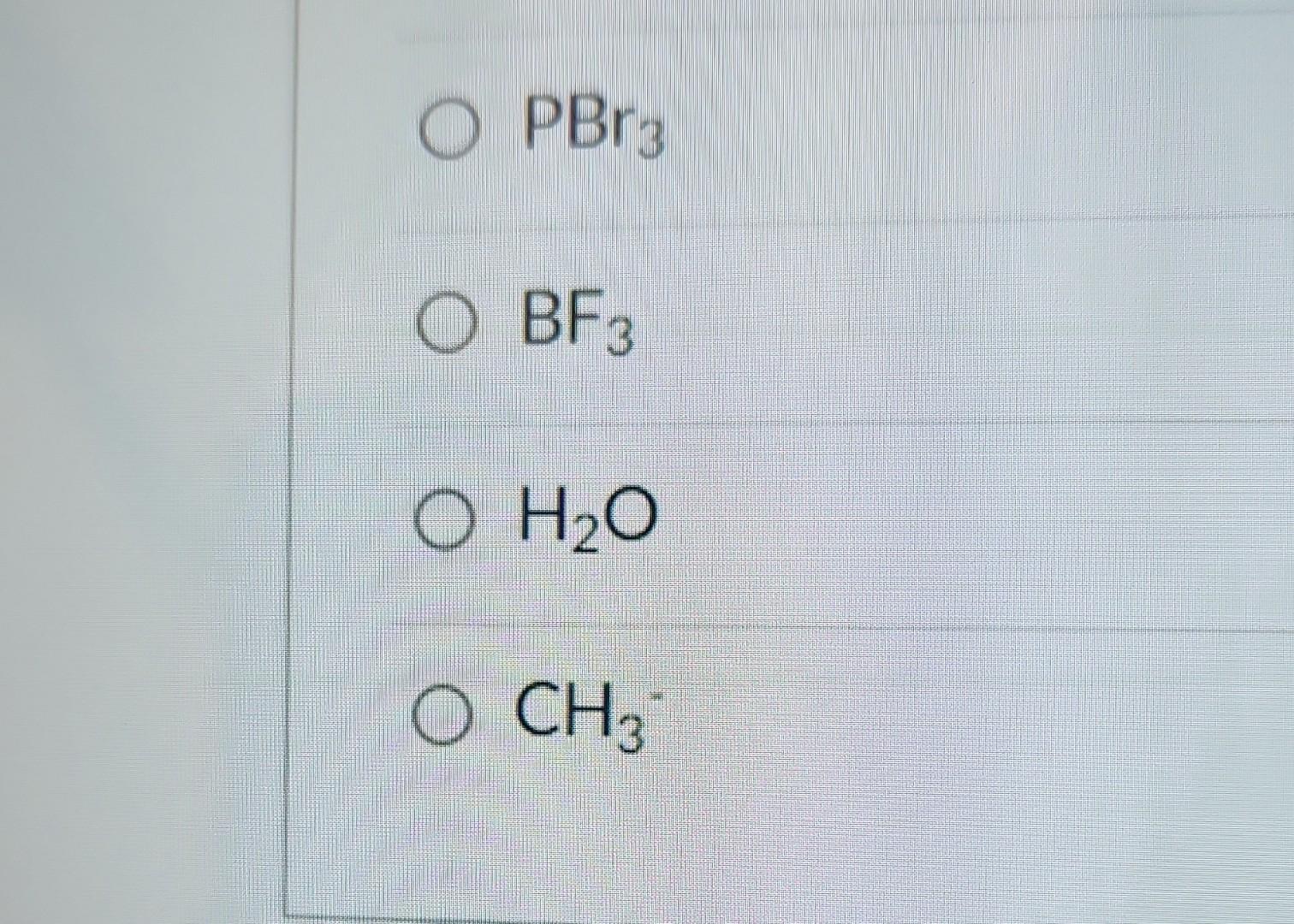 Solved Question 1 Question 2, Which of the following has a | Chegg.com