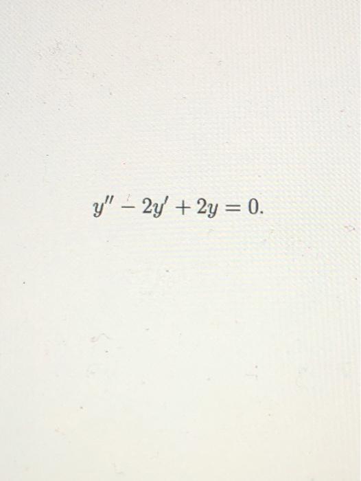 Solved 1. Using the characteristic equation method to find | Chegg.com