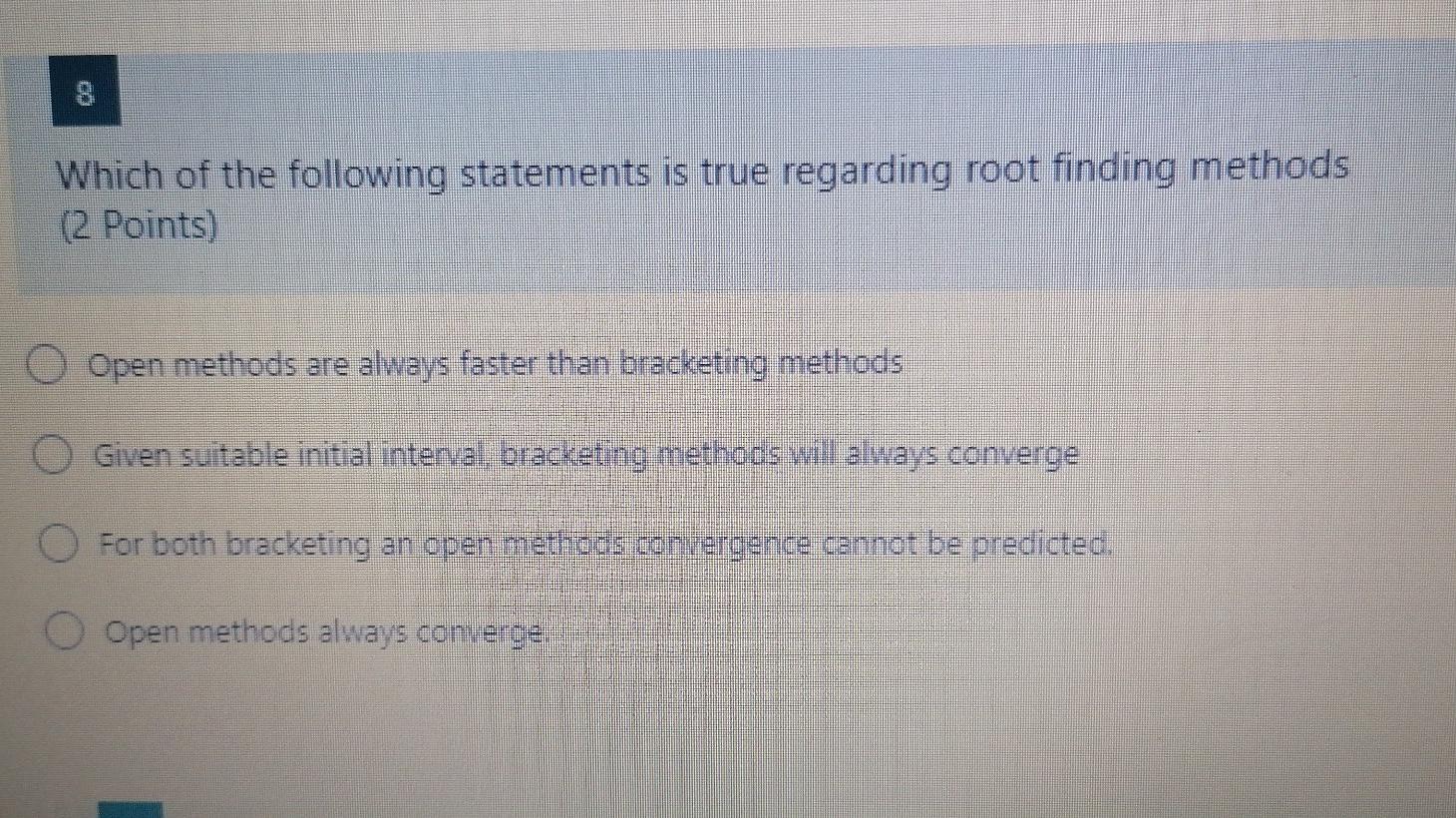 Solved Which of the following statements is true regarding | Chegg.com
