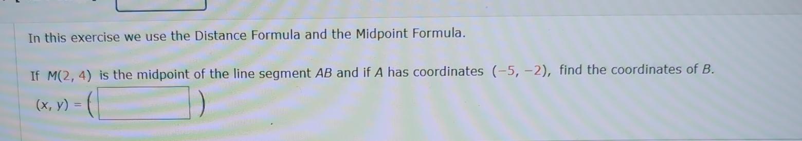 Solved In this exercise we use the Distance Formula and the | Chegg.com
