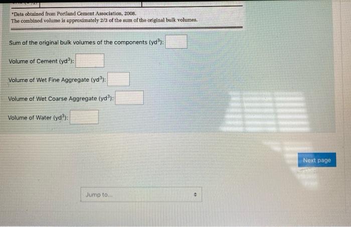 Solved 6 Determine the required volumes of ingredients to | Chegg.com