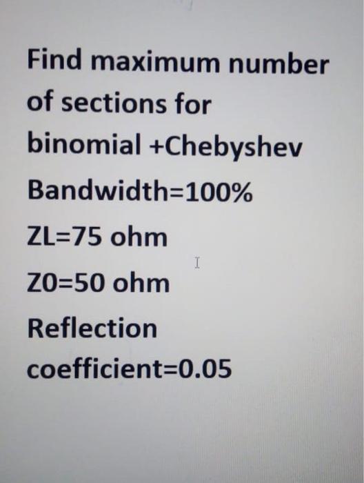 Solved Find maximum number of sections for binomial | Chegg.com