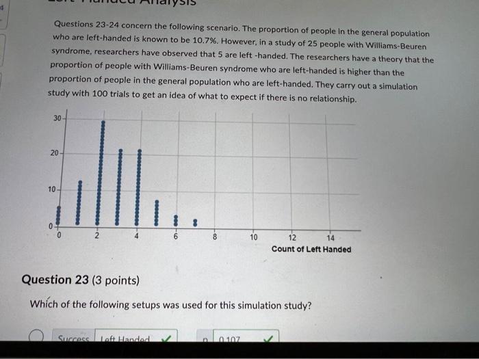 Solved Questions 23-24 concern the following scenario. The | Chegg.com