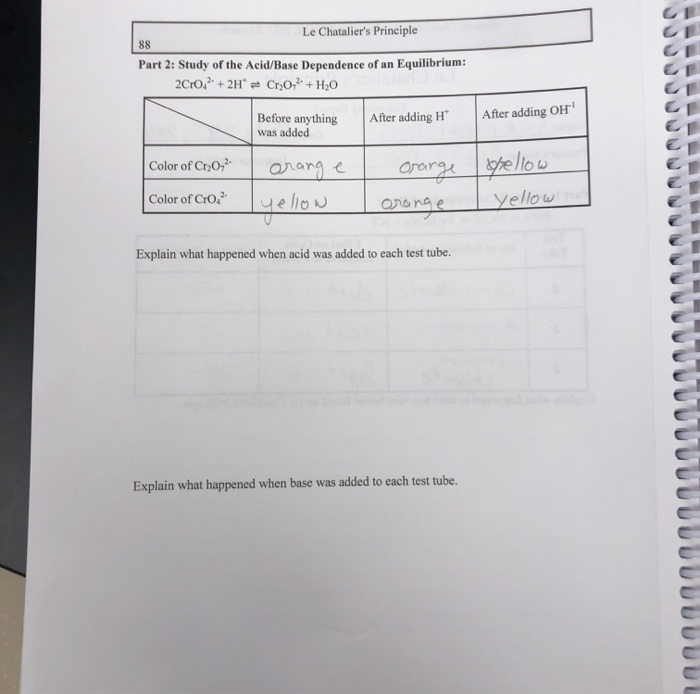 Solved General Chemistry II Laboratory Manual, 2017 Revision | Chegg.com