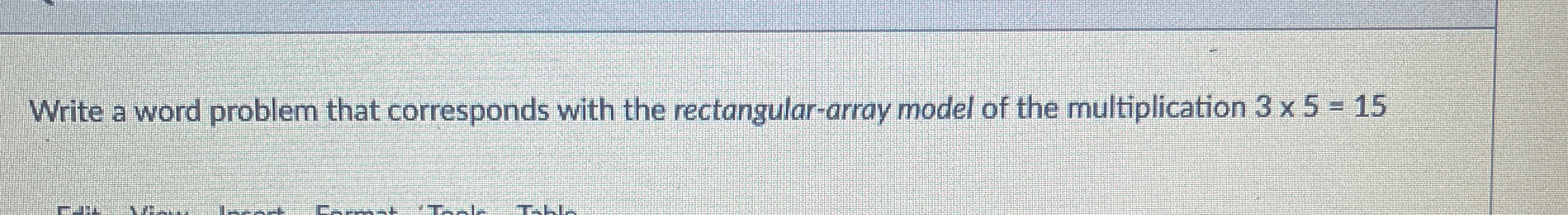 Solved Write a word problem that corresponds with the | Chegg.com