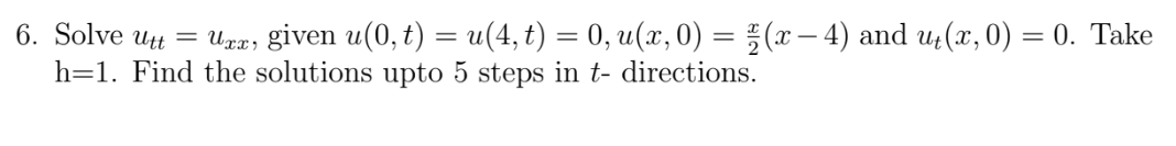 Solved Solve utt=u×, ﻿given u(0,t)=u(4,t)=0,u(x,0)=x2(x-4) | Chegg.com