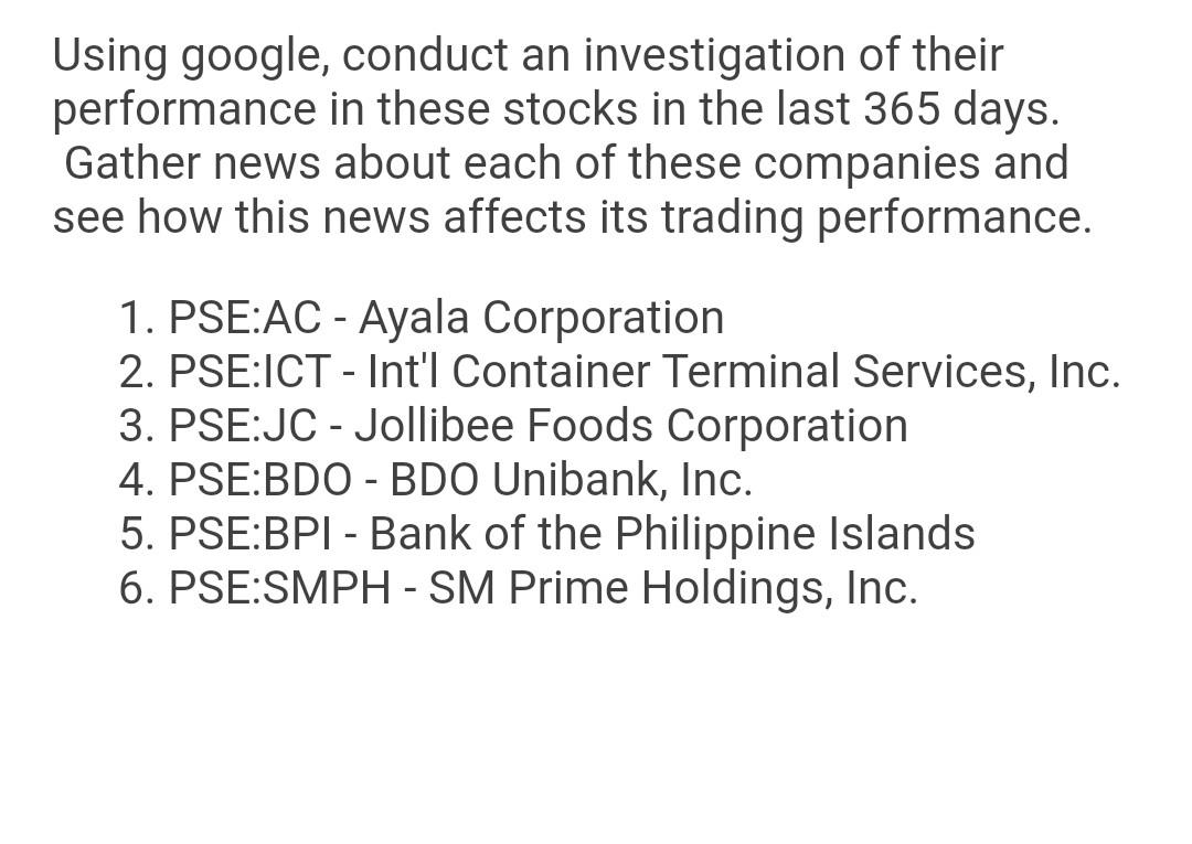 Solved Using google, conduct an investigation of their | Chegg.com