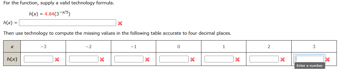 Solved For the function, supply a valid technology | Chegg.com