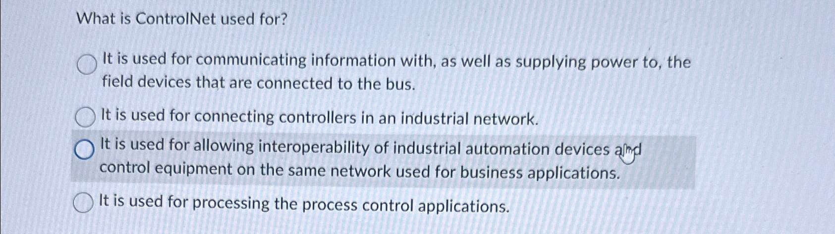 Solved What is ControlNet used for?It is used for | Chegg.com