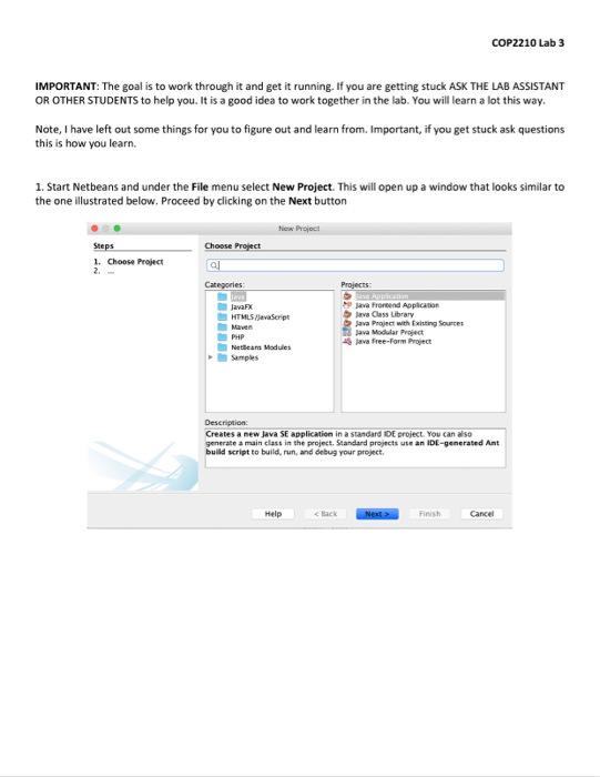 Solved COP2210 Lab 3 IMPORTANT: The goal is to work through | Chegg.com