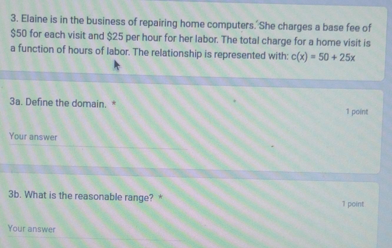 Solved 3. Elaine is in the business of repairing home | Chegg.com