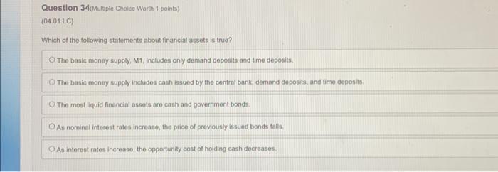 Solved Question 24 (Multiple Choice Worth 1 points) (02.05 | Chegg.com