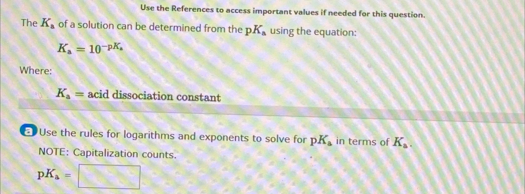 Solved Use the References to access important values if | Chegg.com